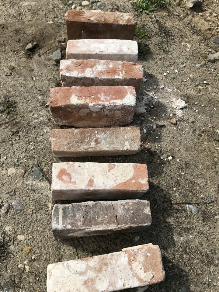 Старый кирпич 1-й половины 19 века лофт старинный