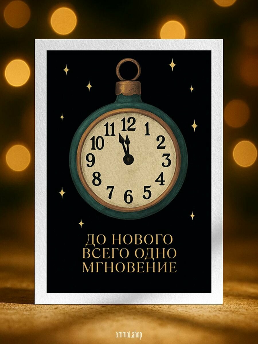 Авторская открытка Am.moi Пусть будет тепло в руках и в сердце 14,8 10,5 см (А6) с конвертом, фотобумага 300 г/м