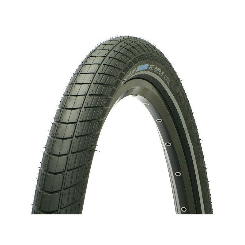 Велопокрышка 20x2.15 (55-406) SCHWALBE BIG APPLE RaceGuard. Корд: Wired (стальной)
