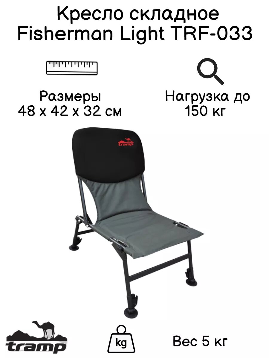 Кресло складное карповое Трамп Fisherman Light TRF-033
