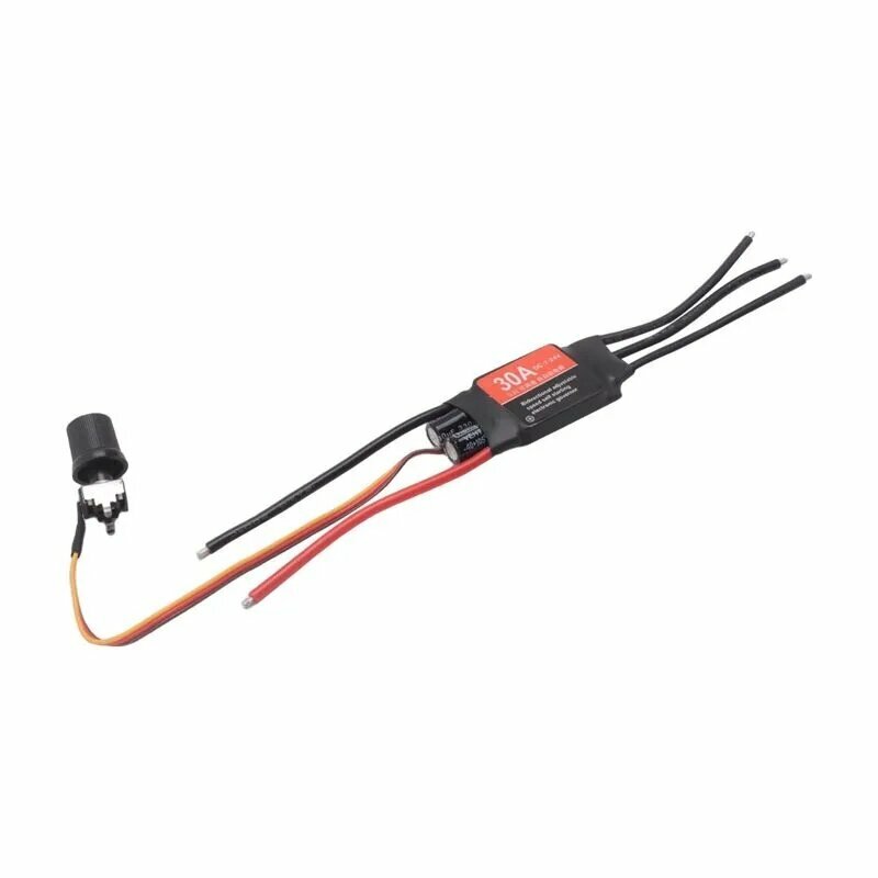 2-6S 30A ESC Однонаправленный самозапускающийся бесколлекторный регулятор скорости для самодельного вентилятора
