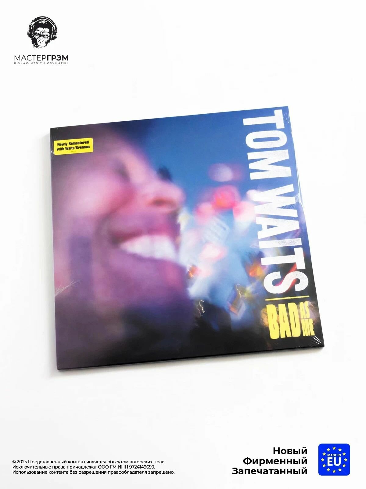 Виниловая пластинка Tom Waits - Bad As Me (LP) 2017