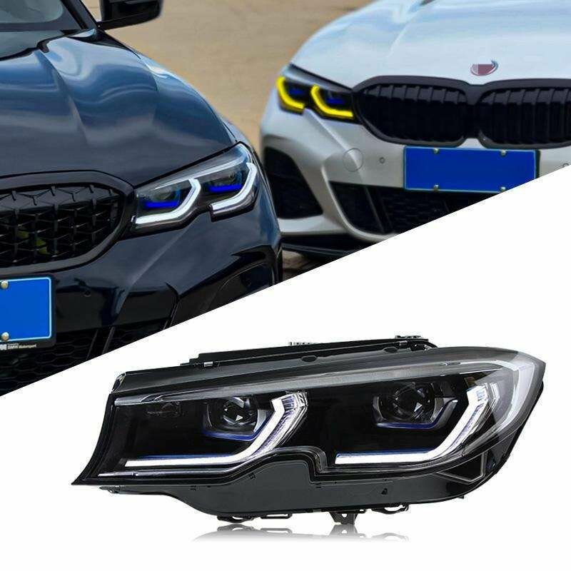 Комплект 2 шт Фары передние тюнинг для BMW 3 Series G20/G21 2020-2024