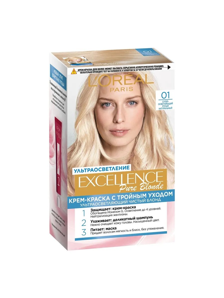 Стойкая краска для волос L'Oreal Paris Excellence Суперосвет