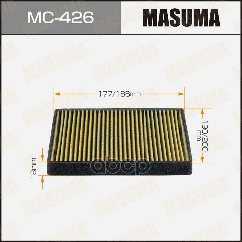 Фильтр салона Masuma арт. MC-426