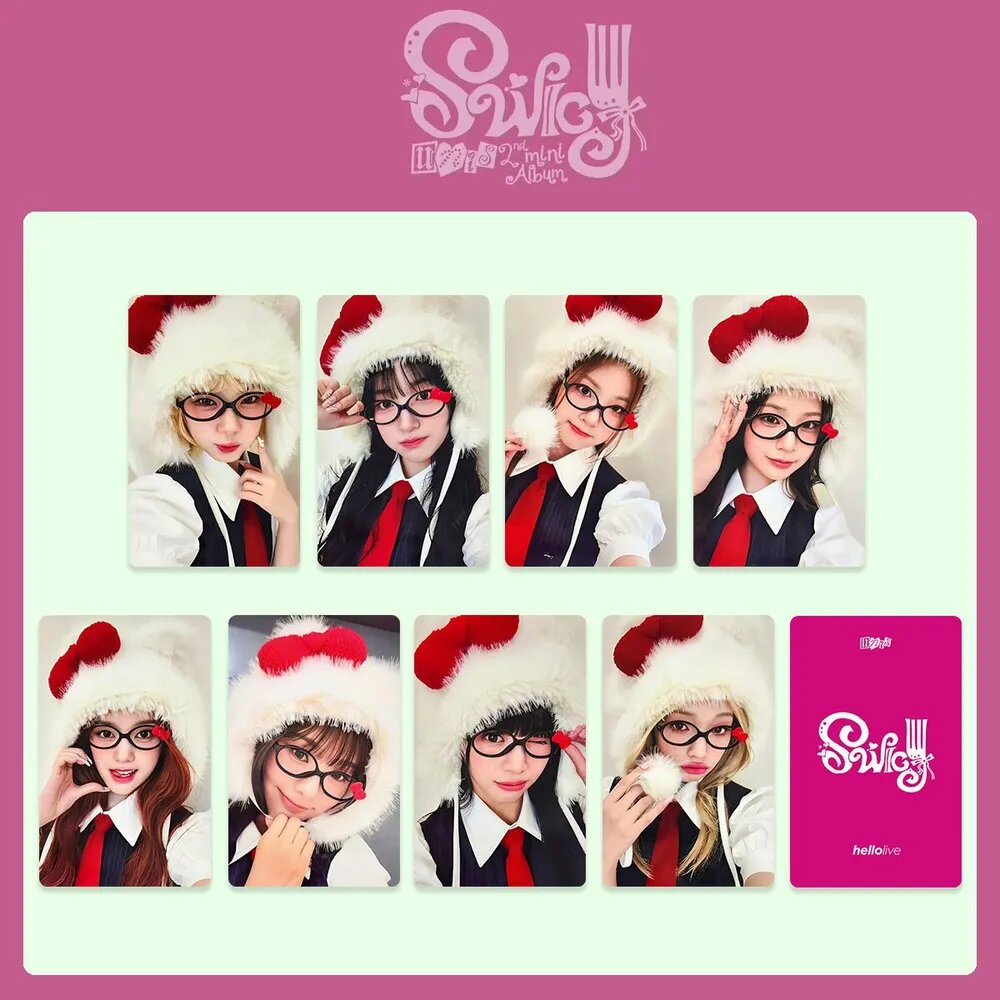 UNIS Карточки SWICY альбом карты k-pop карточки коллекционные 54 * 86 мм 8 шт