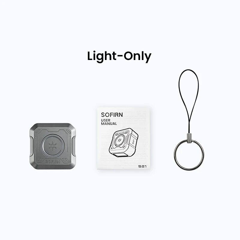 Sofirn SE1 RGB Signal Ring мини-фонарик 300lm серый, Light-Only