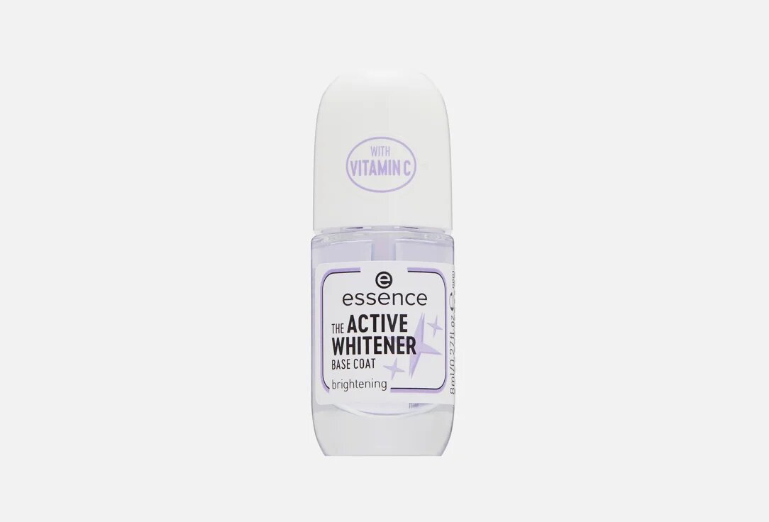 Essence The active whitener Базовое покрытие для ногтей 8мл