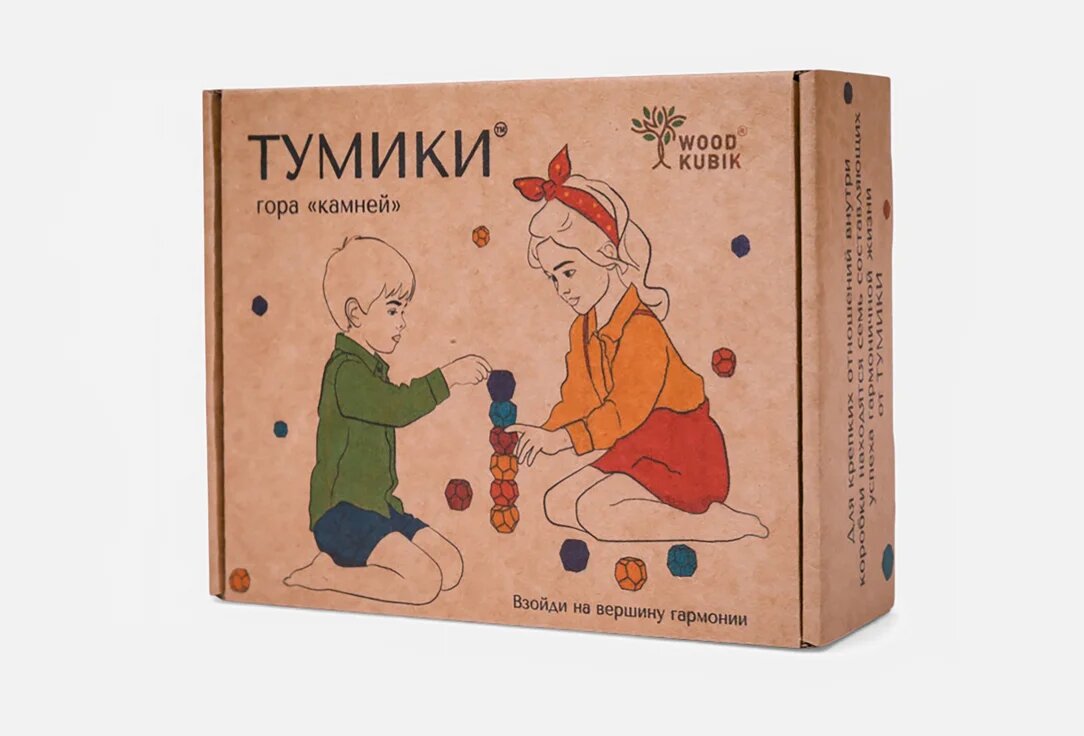 WOOD KUBIK Тумики Головоломка 12 шт