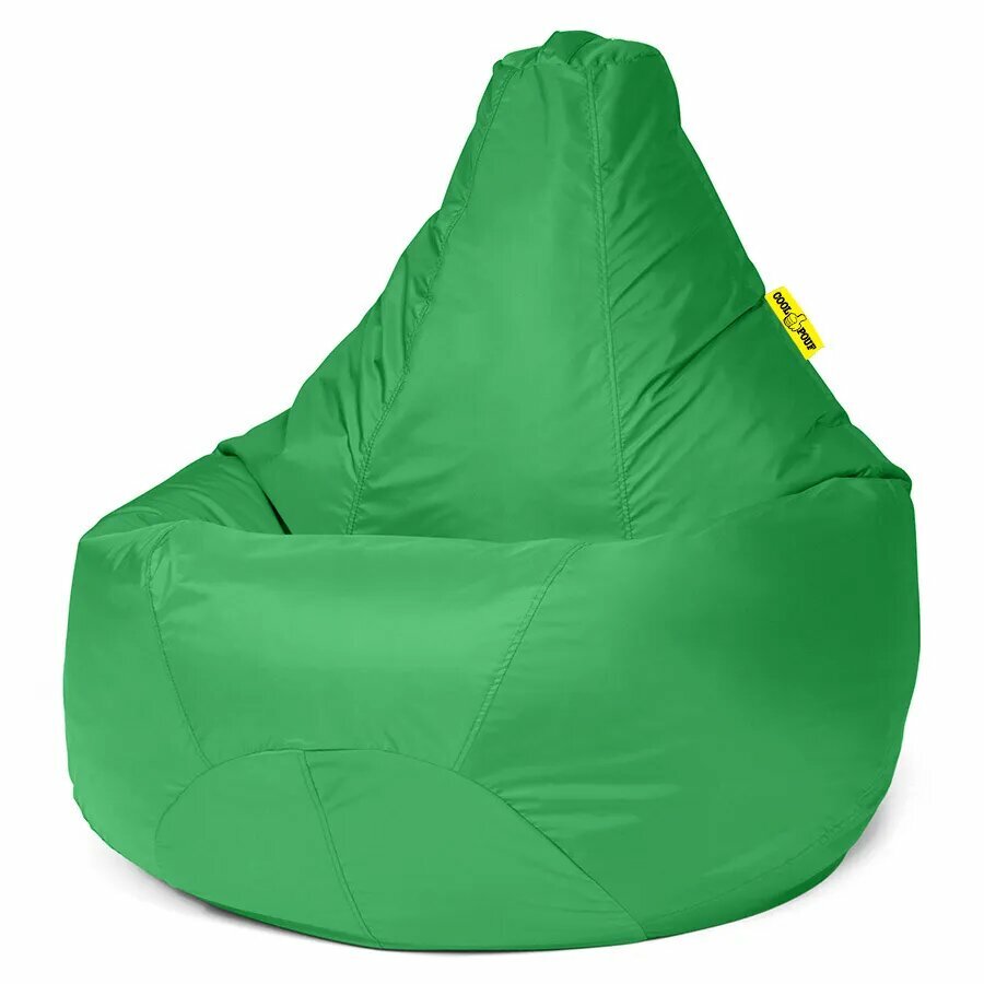COOLPOUF Кресло-мешок Груша, Полиэстер, Размер XXL, зеленый, светло-зеленый