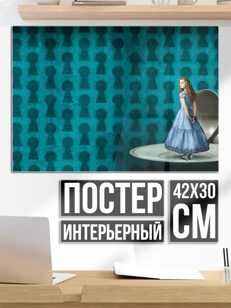 Плакат постер Алиса в стране чудес