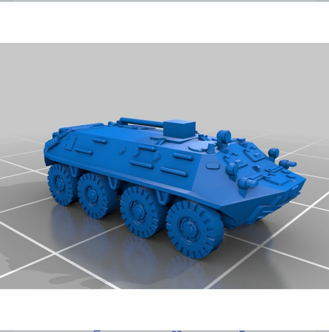 БТР-60 ПК. Масштабная модель 1:72.