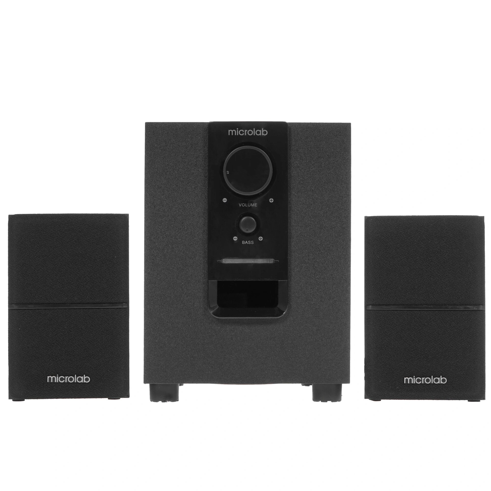 Акустическая система MICROLAB M-106BT черный, фазоинверторная, 2.1