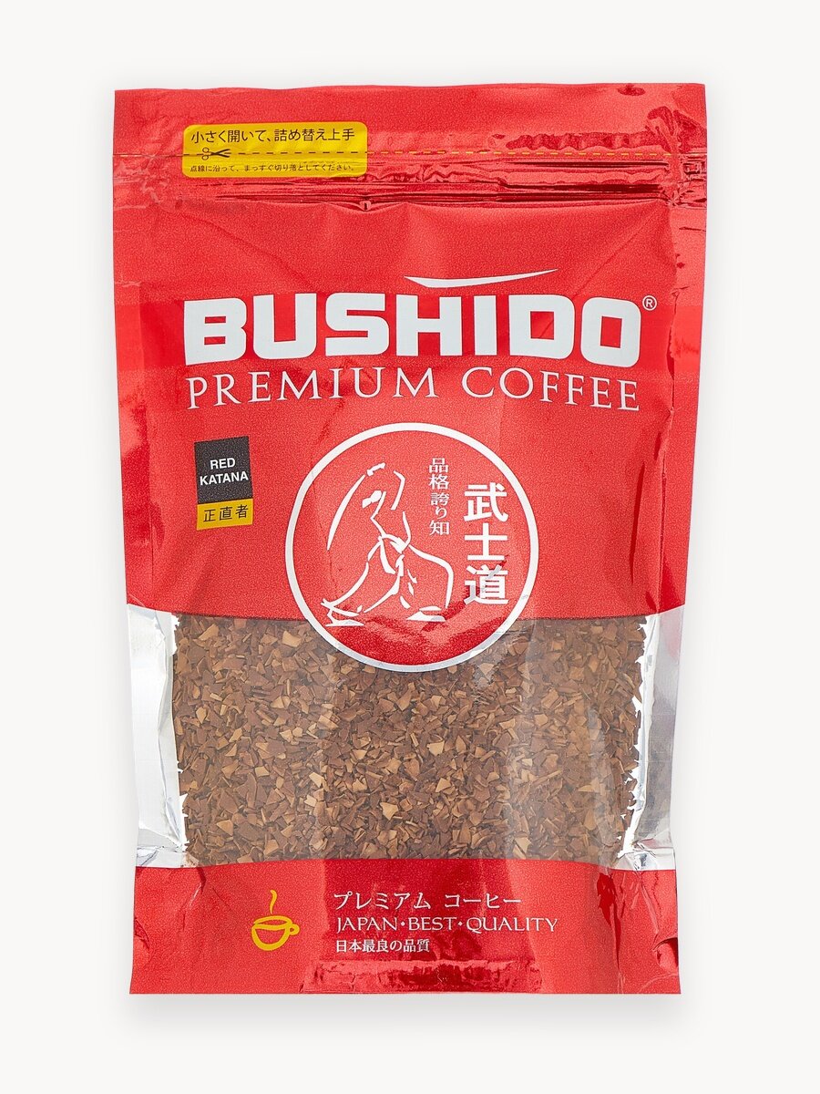 Кофе растворимый Bushido Red Katana, 75 г (Бушидо)