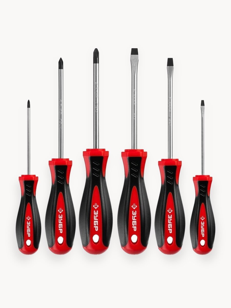 Набор отверток ЗУБР Мастер-6 шт