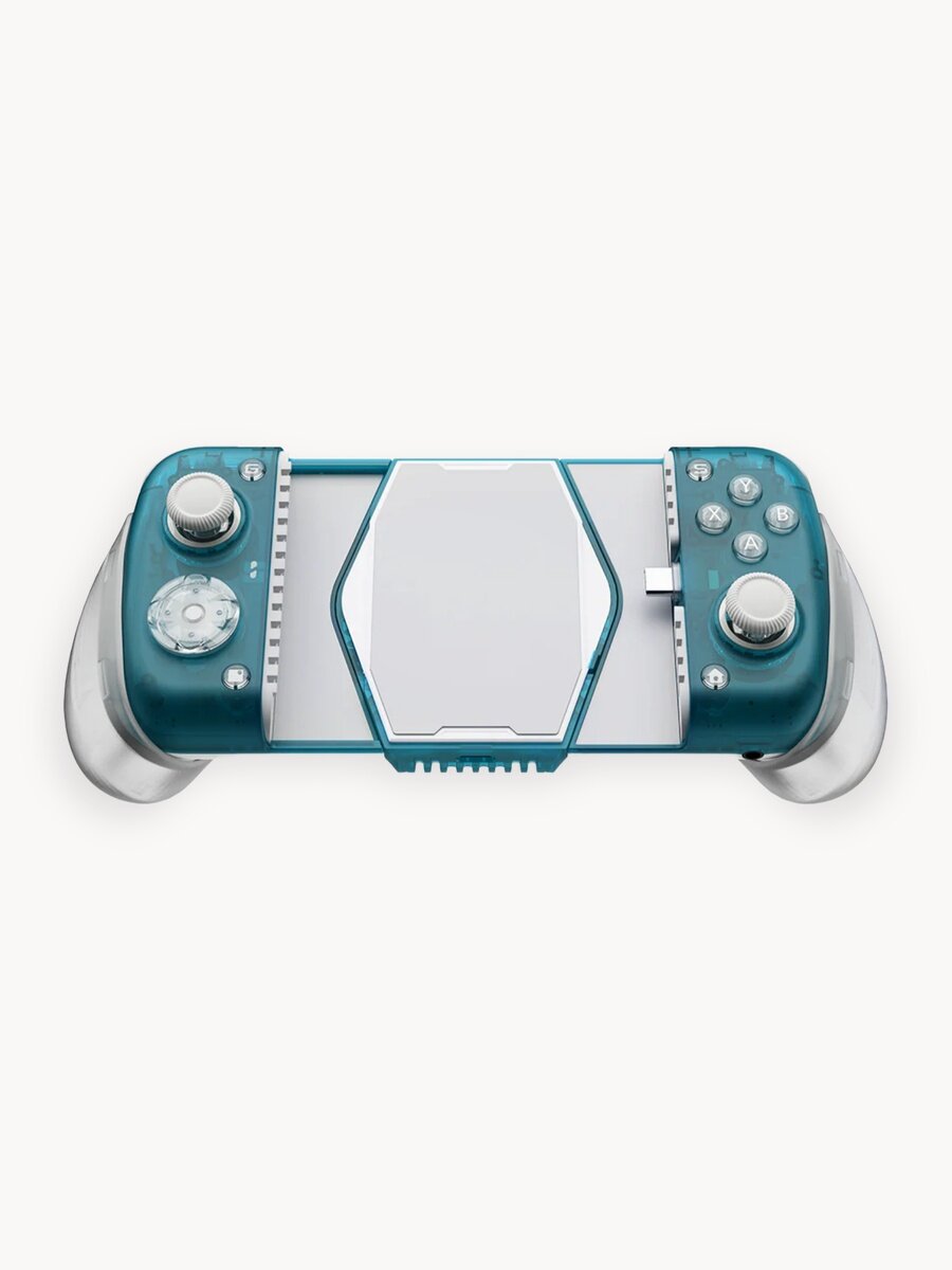 Мобильный геймпад Gamesir X3 Pro Type-C с охлаждением для смартфонов Android и iPhone, синий/прозрачный
