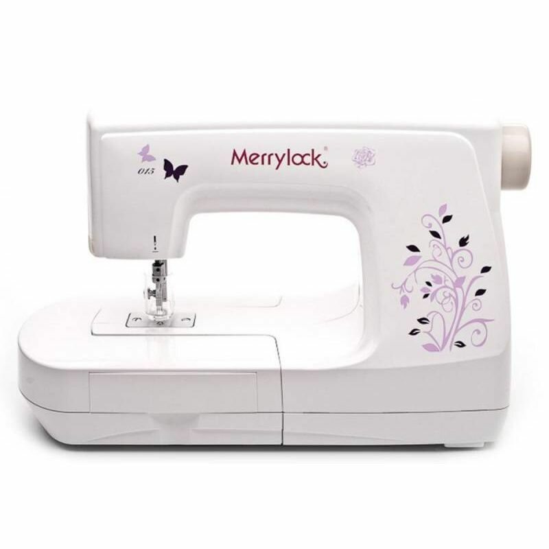 Иглопробивная машина Merrylock 015 белый, количество нитей 5, скорость шитья 900 стежков в минуту (MERRYLOCK 015)