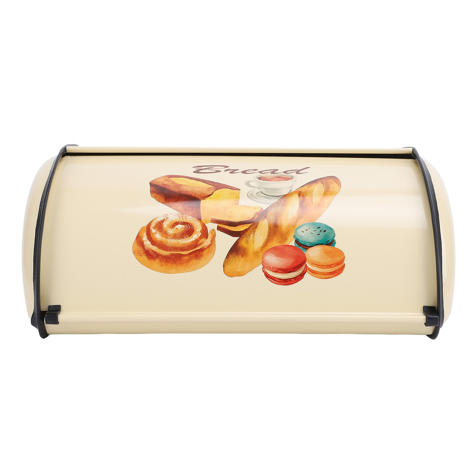 Хлебная коробка изящный элегантный барабан тип металлического хлеба для хлеба для хлеба для хлебопечка пончики бисквит для блюд с шампанским цветовым цветом типа 2