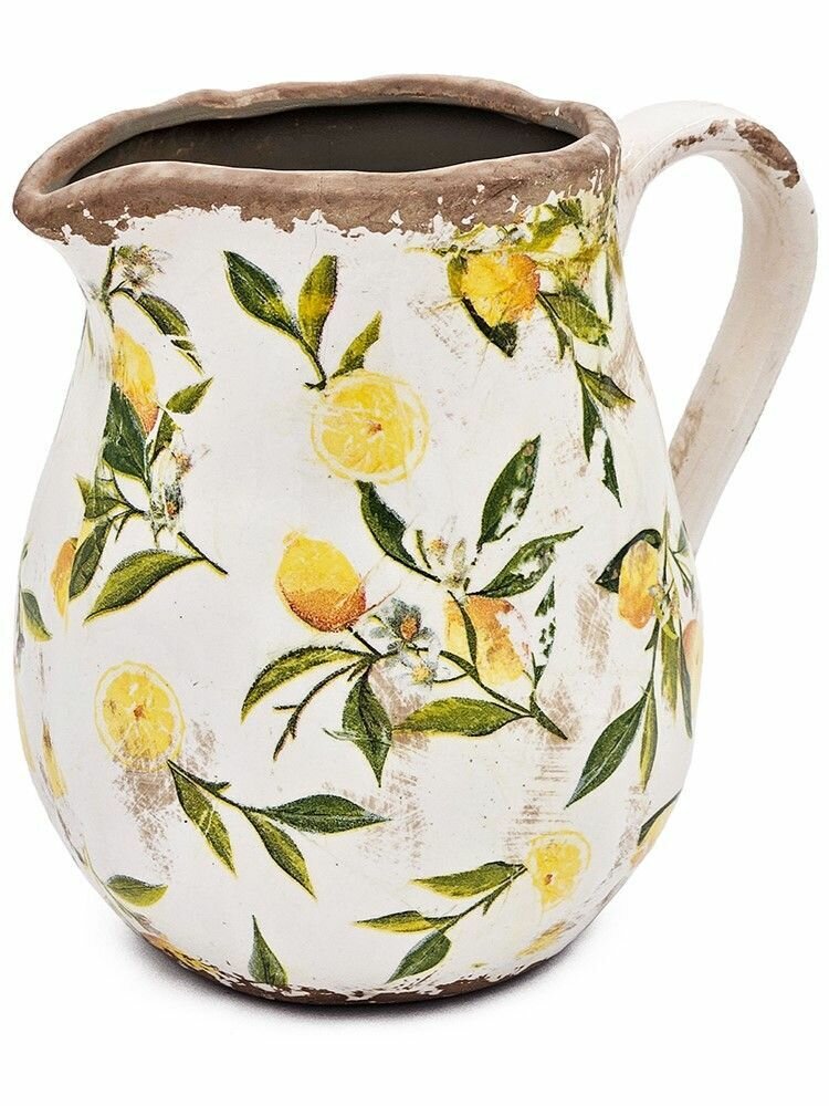 Кувшин с лимонами 20х17х20см