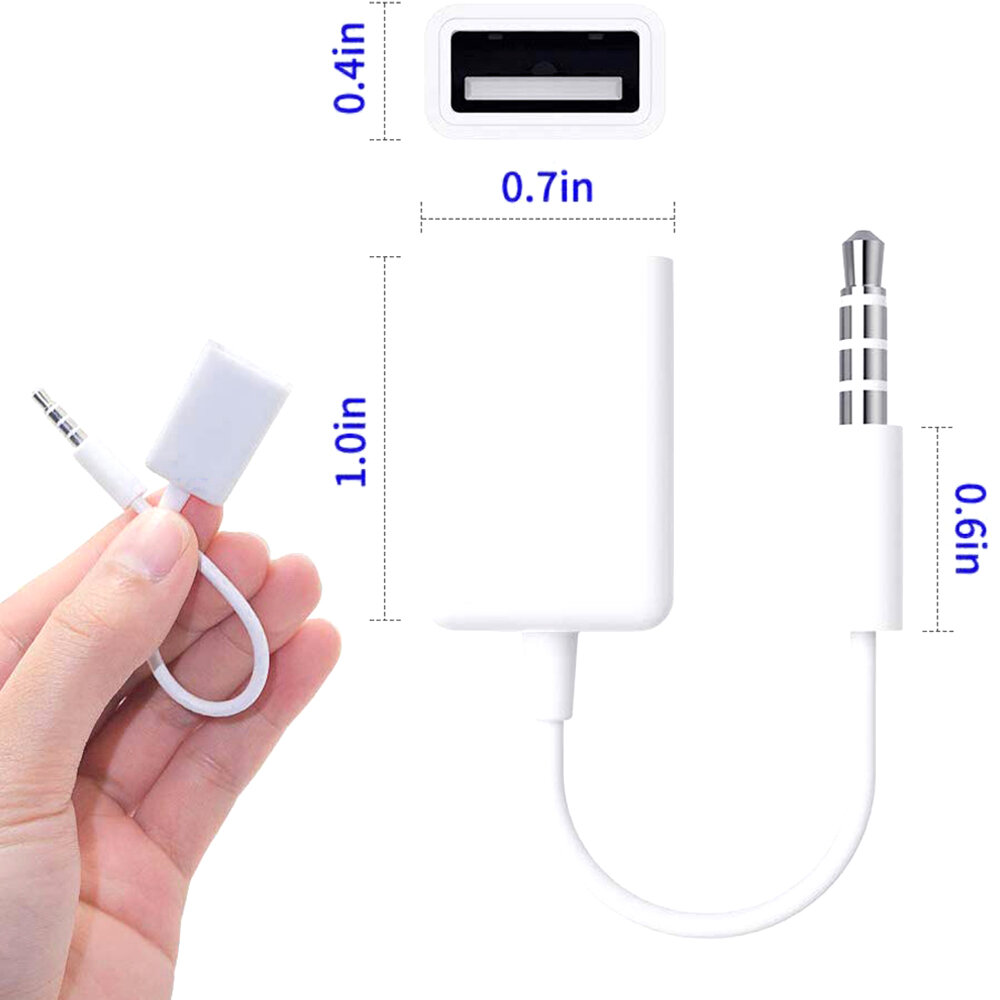 Адаптер USB-AUX, 3.5mm Jack - USB 2.0 Female, с функцией декодинга