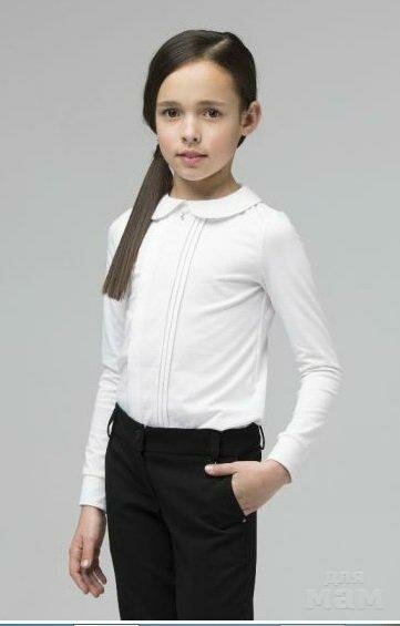 Школьная блуза трикотажная