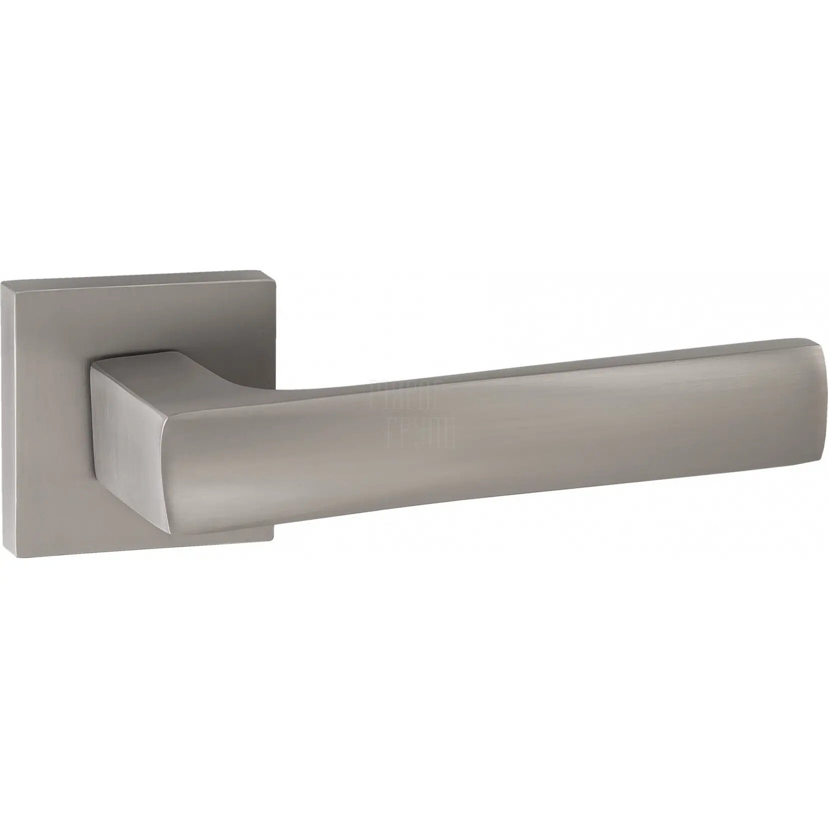 Дверные ручки Puerto (Пуэрто) INAL 527-03 на квадратной розетке матовый никель