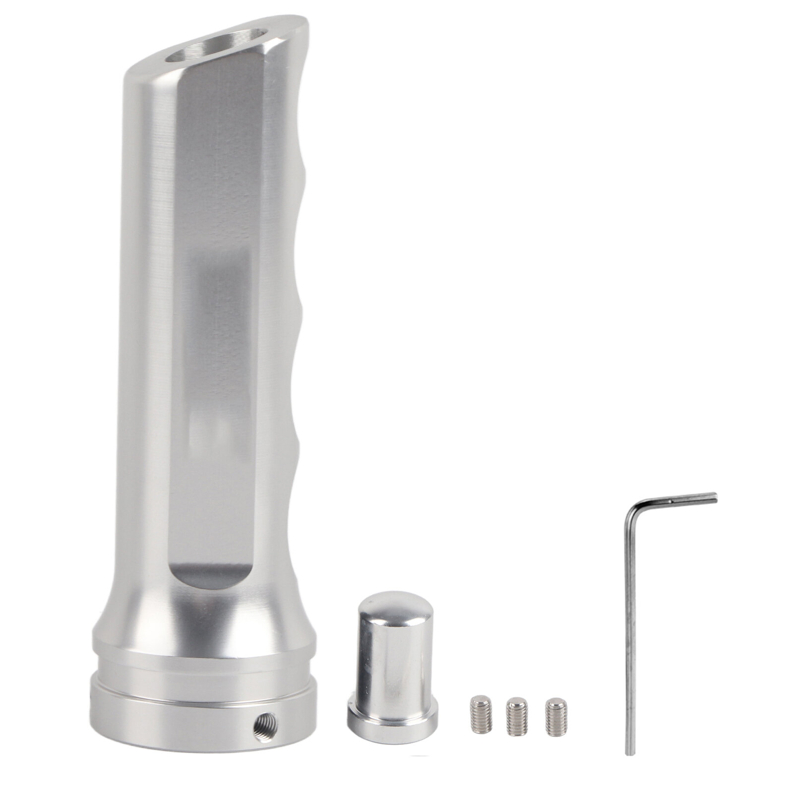 Универсальная Автомобильная Алюминиевая Крышка Ручного Тормоза Протектор Ручки Втулки Ручного Тормоза Серебристый