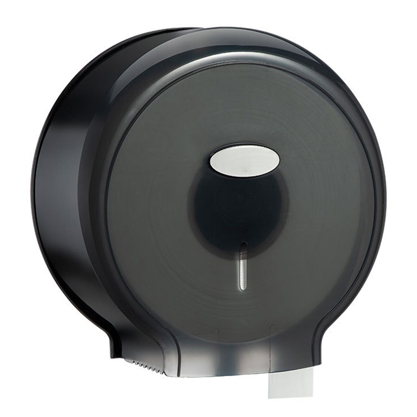 Диспенсер для рулонов туалетной бумаги Jumbo, водонепроницаемый, настенный, держатель для одного рулона туалетной бумаги для ванных комнат, прозрачный черный