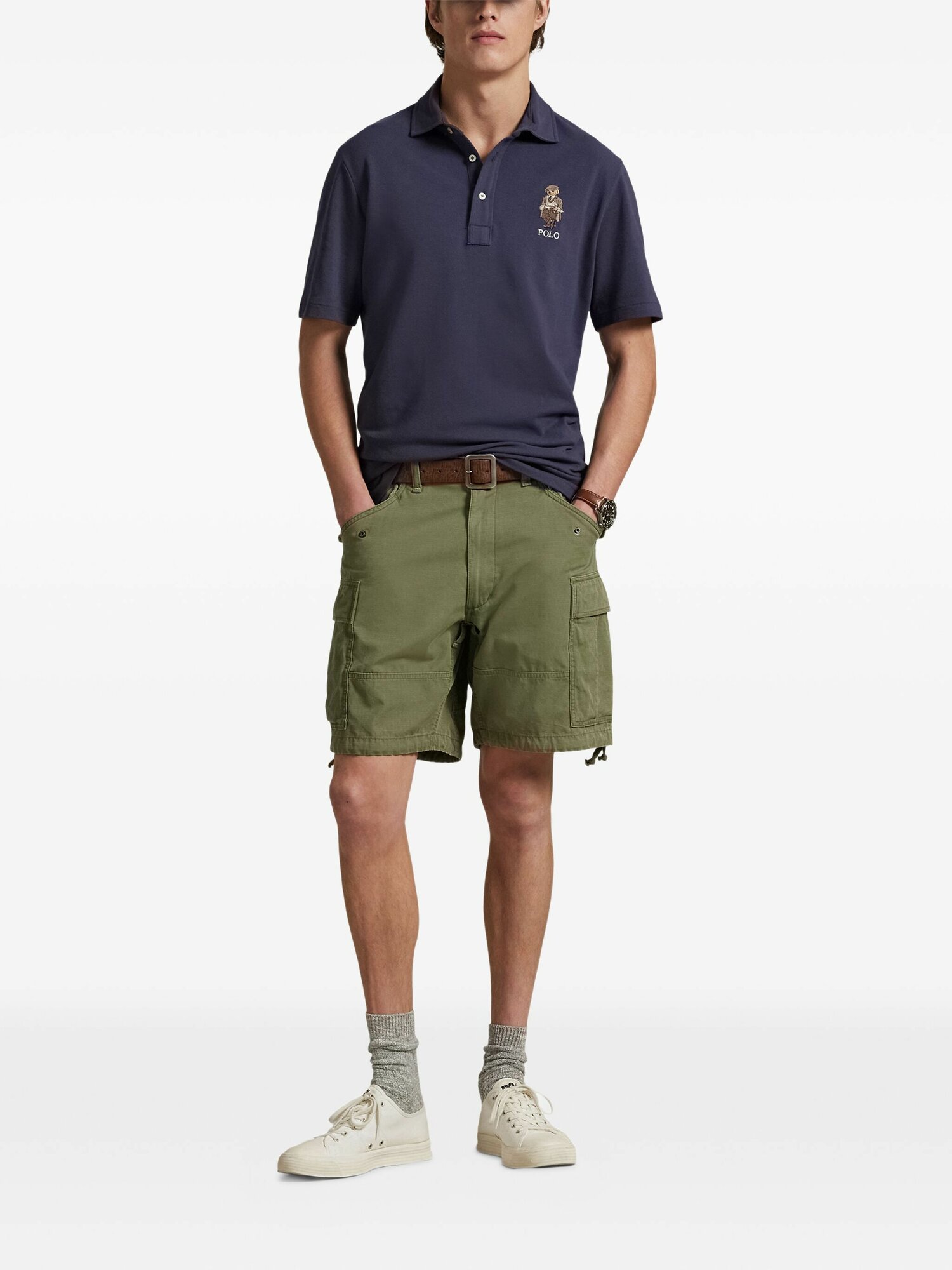 Поло Polo Ralph Lauren, размер XL, синий — фото 1
