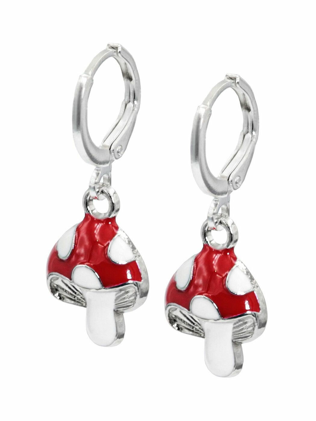 Серьги конго, с подвесками