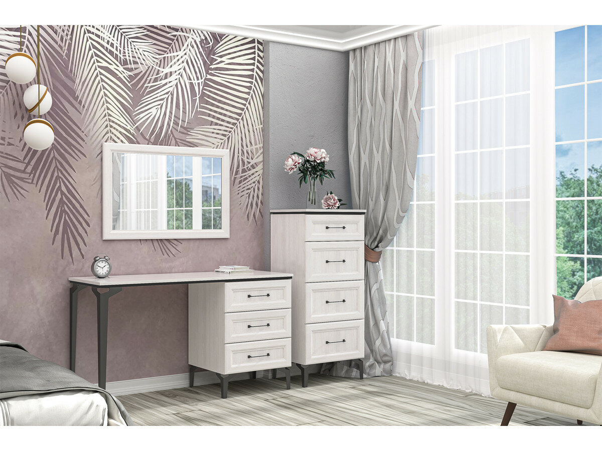 Комплект мебели для кабинета, композиция 7, Ясень Анкор Светлый