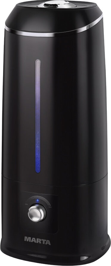 Увлажнитель воздуха MARTA MT-2691, ультразвуковой, черный, 6 л