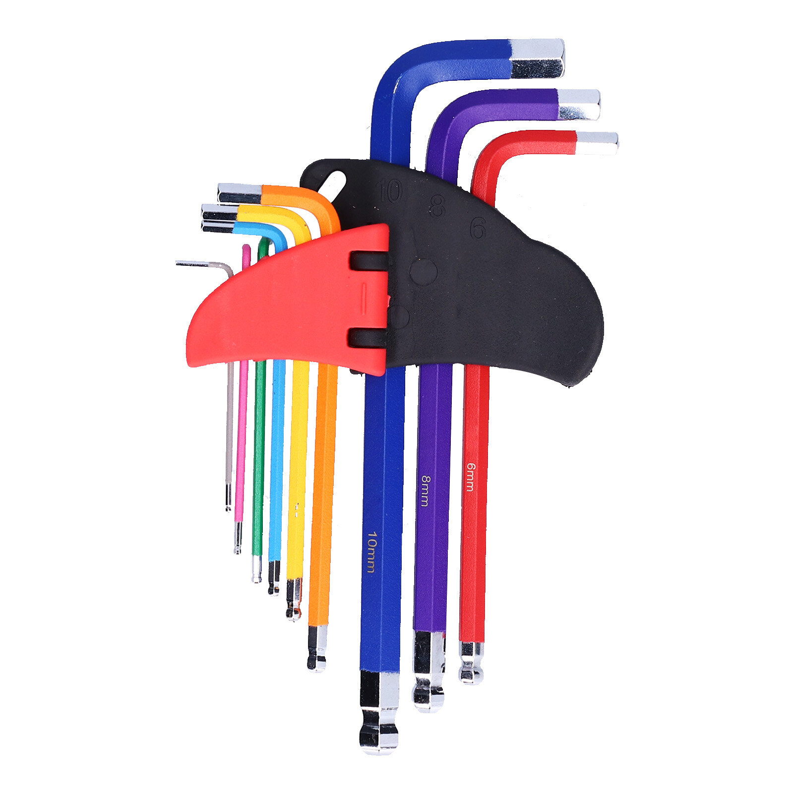 Набор шестигранных ключей 13012 — 9 шт, с шариком на конце, для ремонта