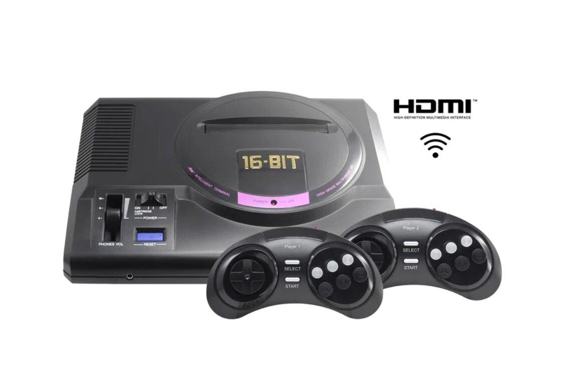 Игровая приставка Retro Genesis HD Ultra (2 геймпада, 225 игр) (ConSkDn73)