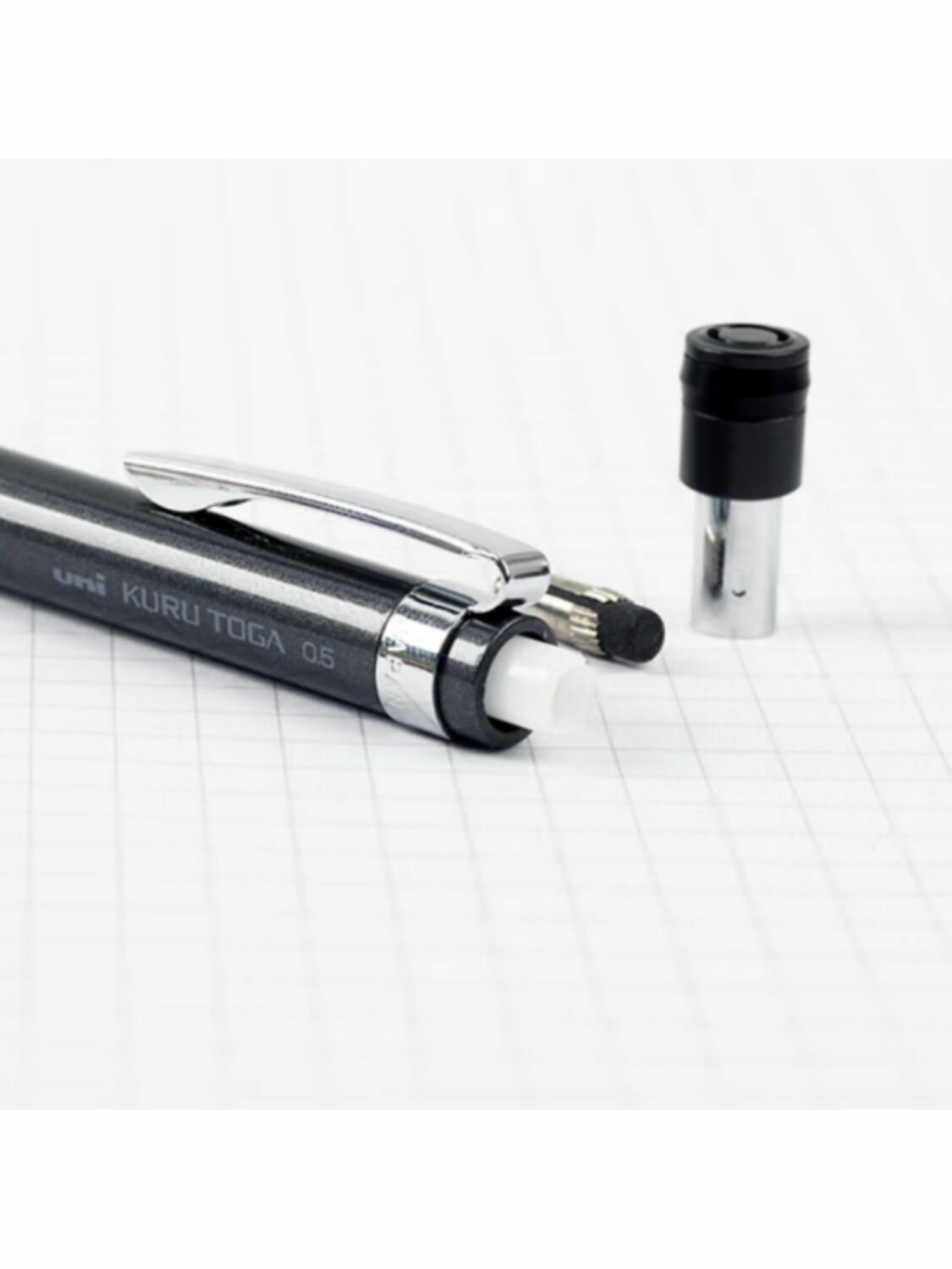 Карандаш механический Uni KURU TOGA M5-1017, серебристый корпус 0,5мм 1 шт