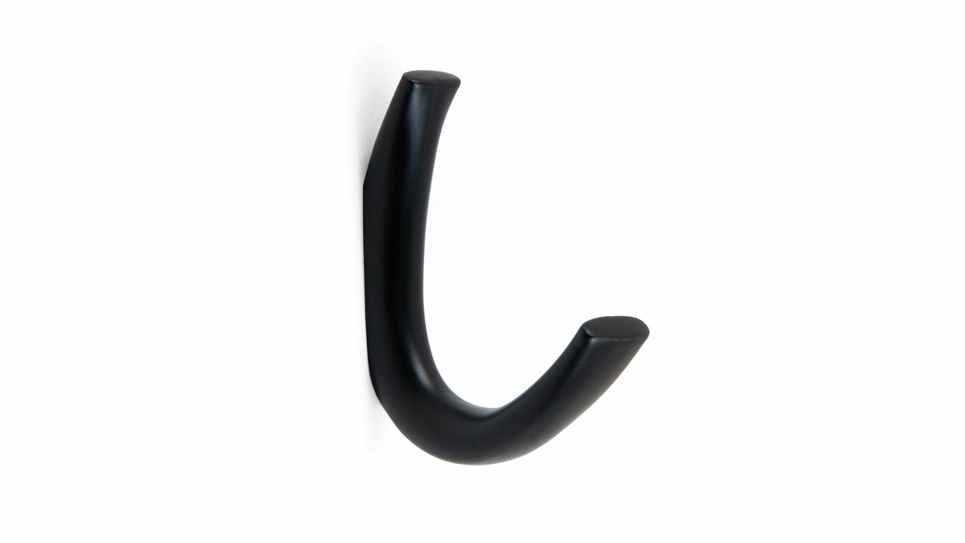 Мебельный крючок K206BL.10, матовый чёрный