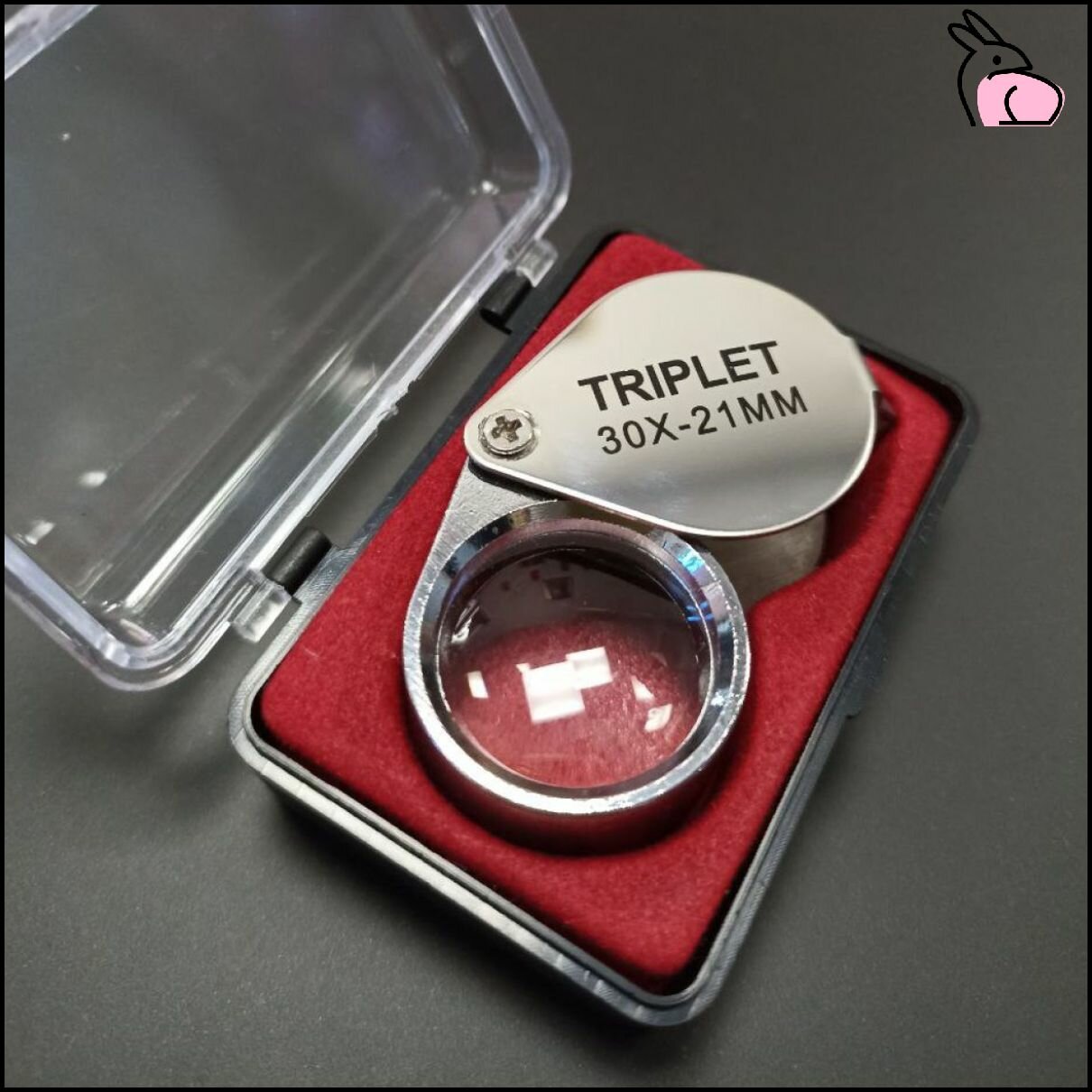 Лупа 30-кратная, диаметр: 21 мм