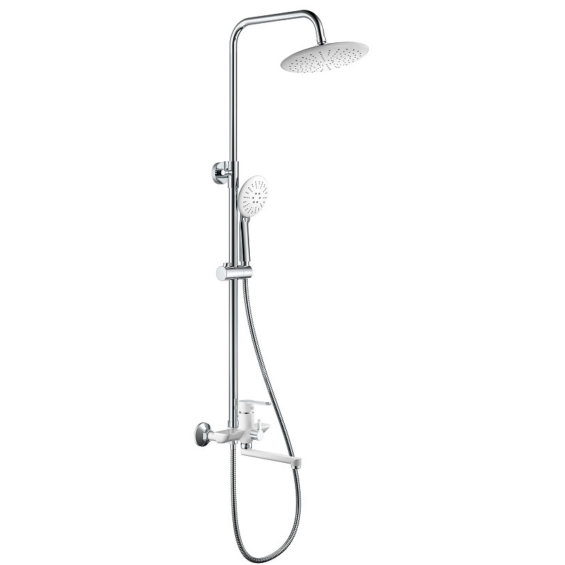 Душевая стойка Haiba HB24557-8 белая