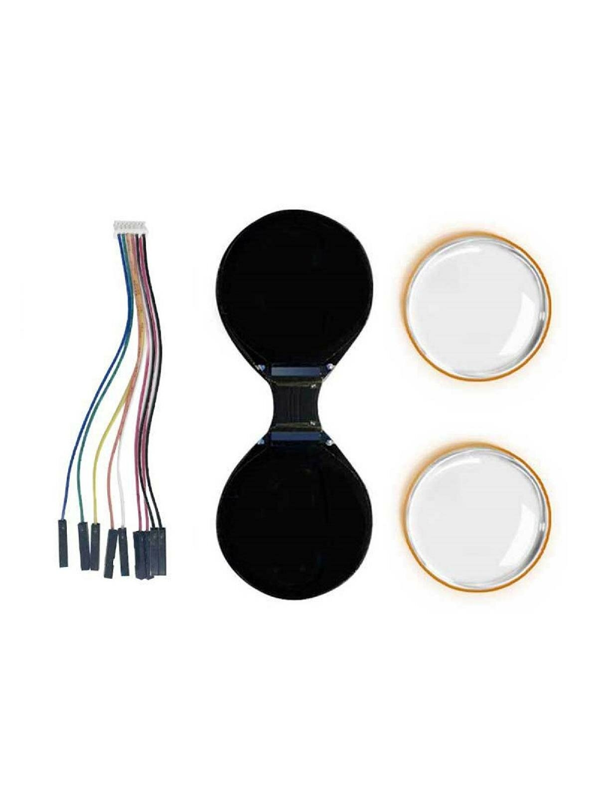 Double EYE 0.71inch Round LCD Display Screen For Wearables Electronics Double Electronic Eye With IPS Technology