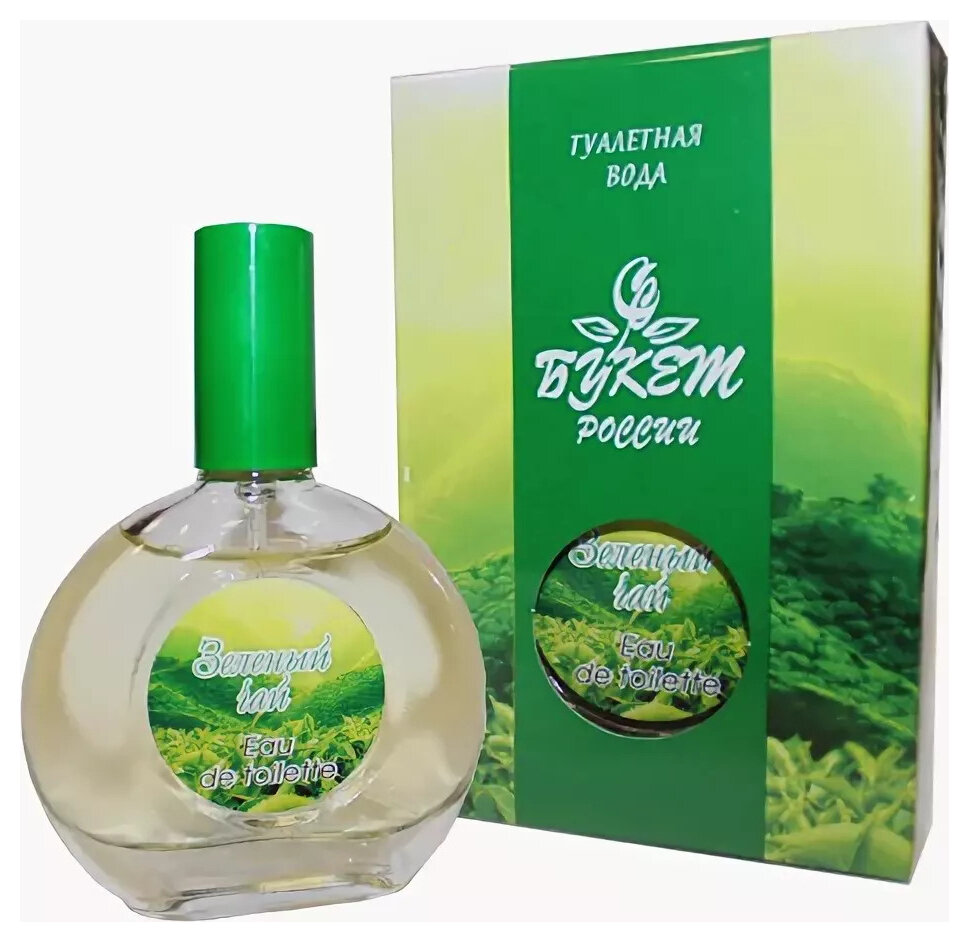 Духи Букет России Туалетная вода Зеленый чай (Объем 40 мл)