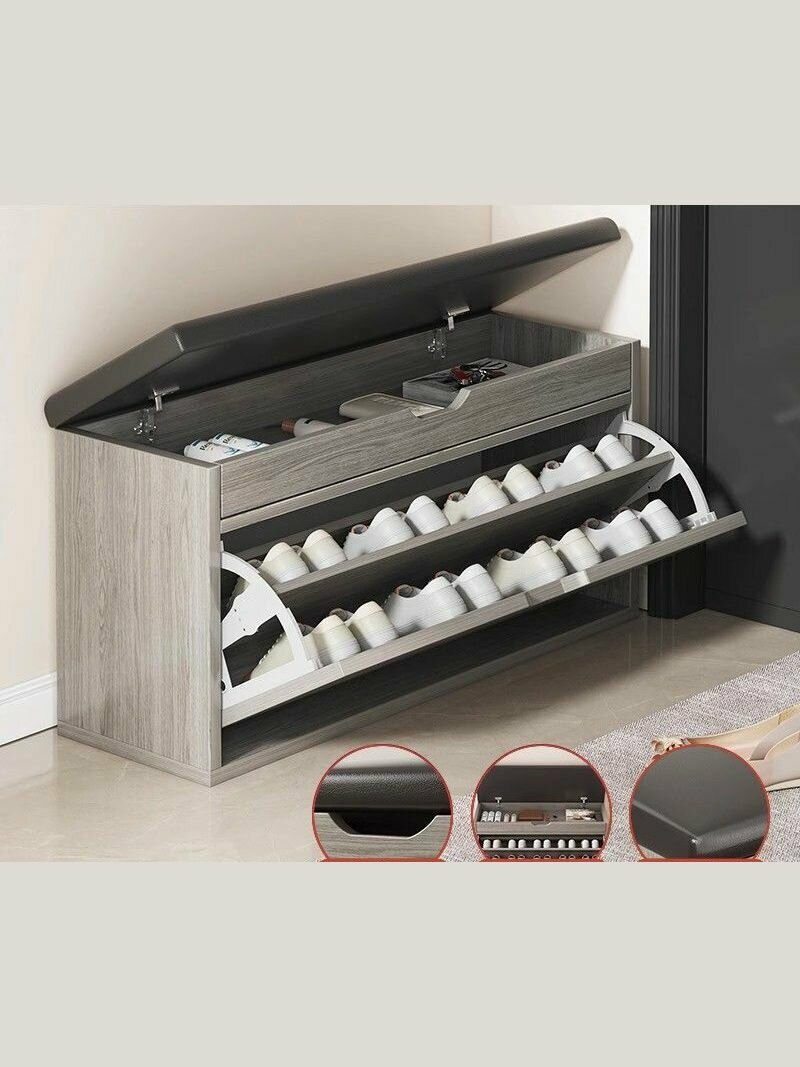 Обувница, ДПК (Древесно-полимерный композит), 80х24х51 см