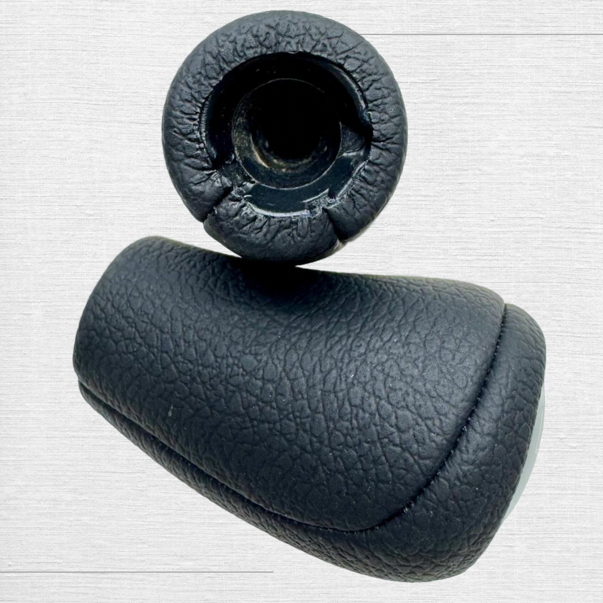 Ручка КПП экокожа, для Mazda 3, 5, 6, CX-7, MX-5, черная, экокожа