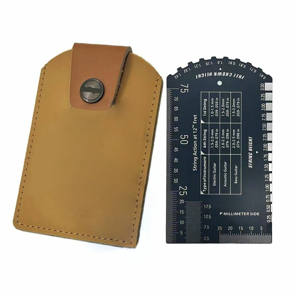 Аксессуар для струнных, Многофункциональный измеритель высоты струн гитары, один,