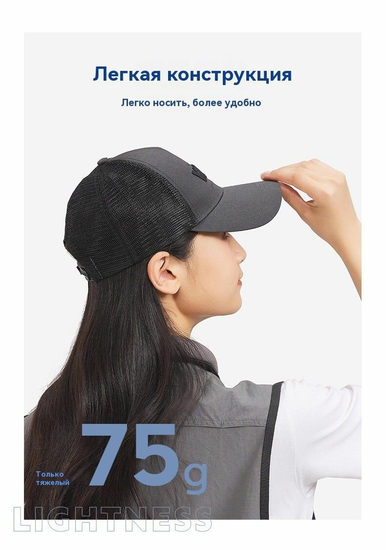 Бейсболка Decathlon OVFI для женщин, размер OneSize, синий — фото 1