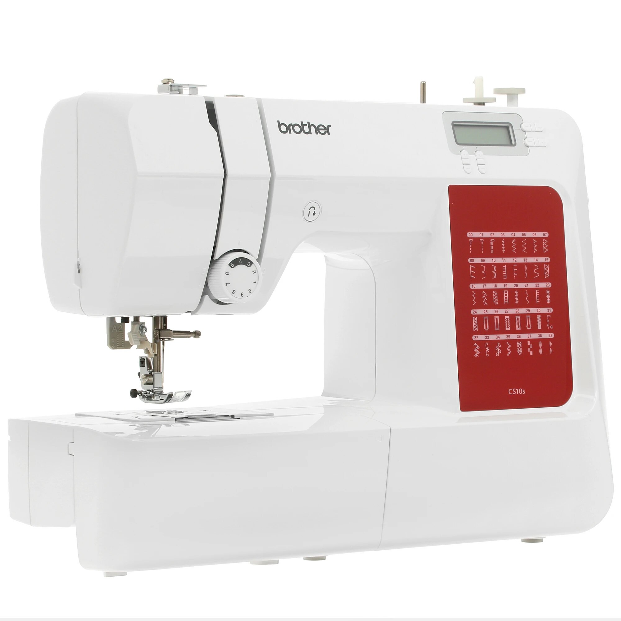Швейная машина Brother "CS10S", белая, компьютерная, автоматическая петля