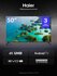 Телевизор Haier 50 LED S2, 50 дюймов, 4K Ultra HD, смарт ТВ, Android TV 14, черн...