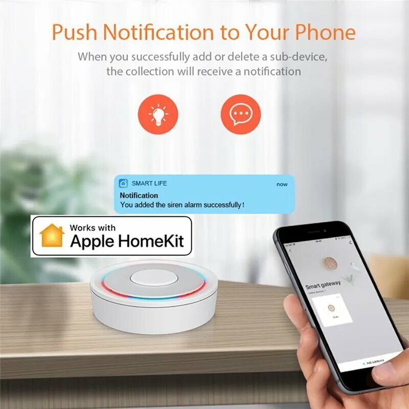 Шлюз Homekit Tuya ZigBee Gateway Hub, для Smart Life, для разных экосистем