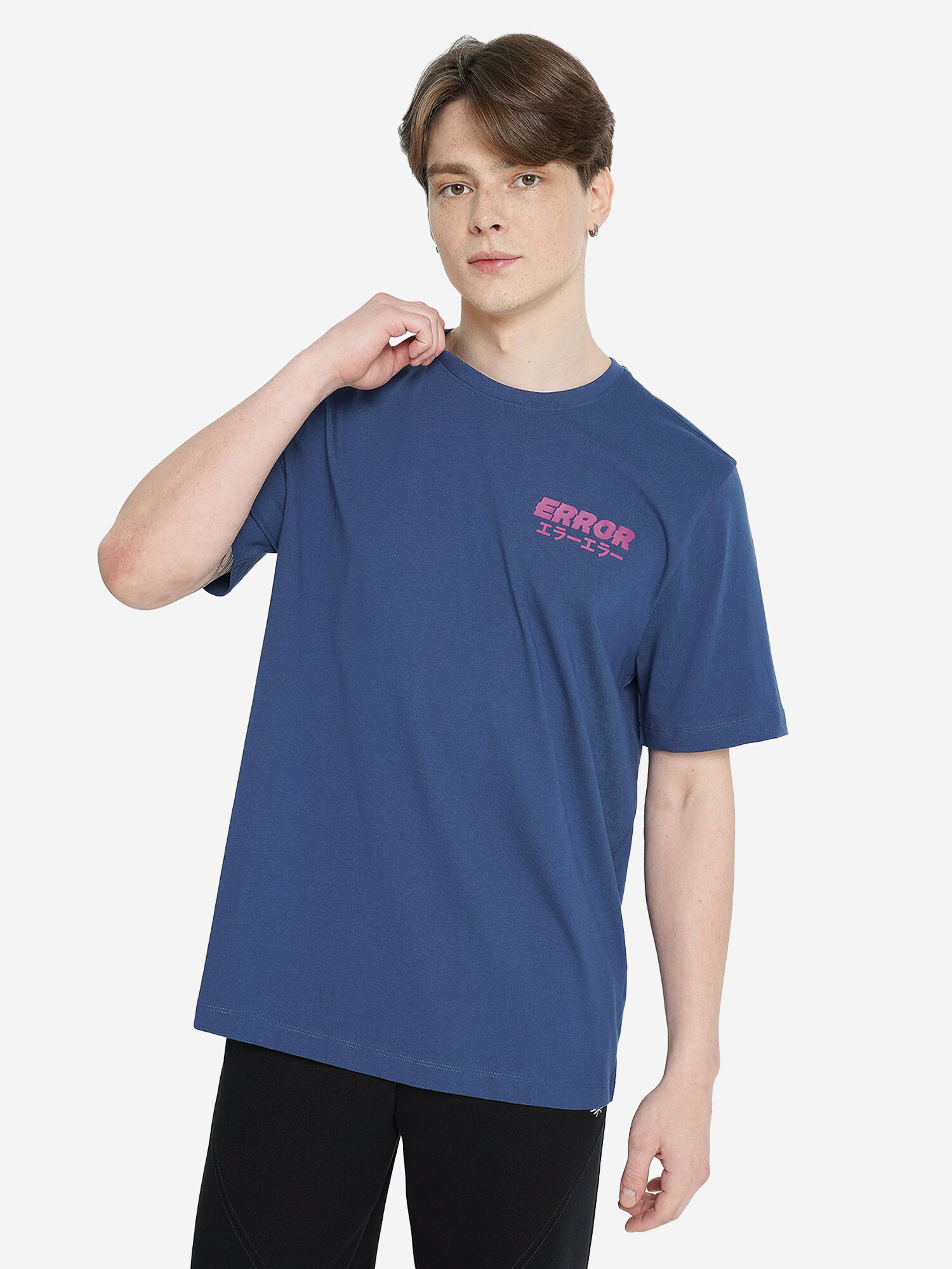 Футболка MCKEE'S T-SHIRT/ ERROR MAN T-SHIRT OVER SHORT SLEEVES, размер L, голубой — фото 1