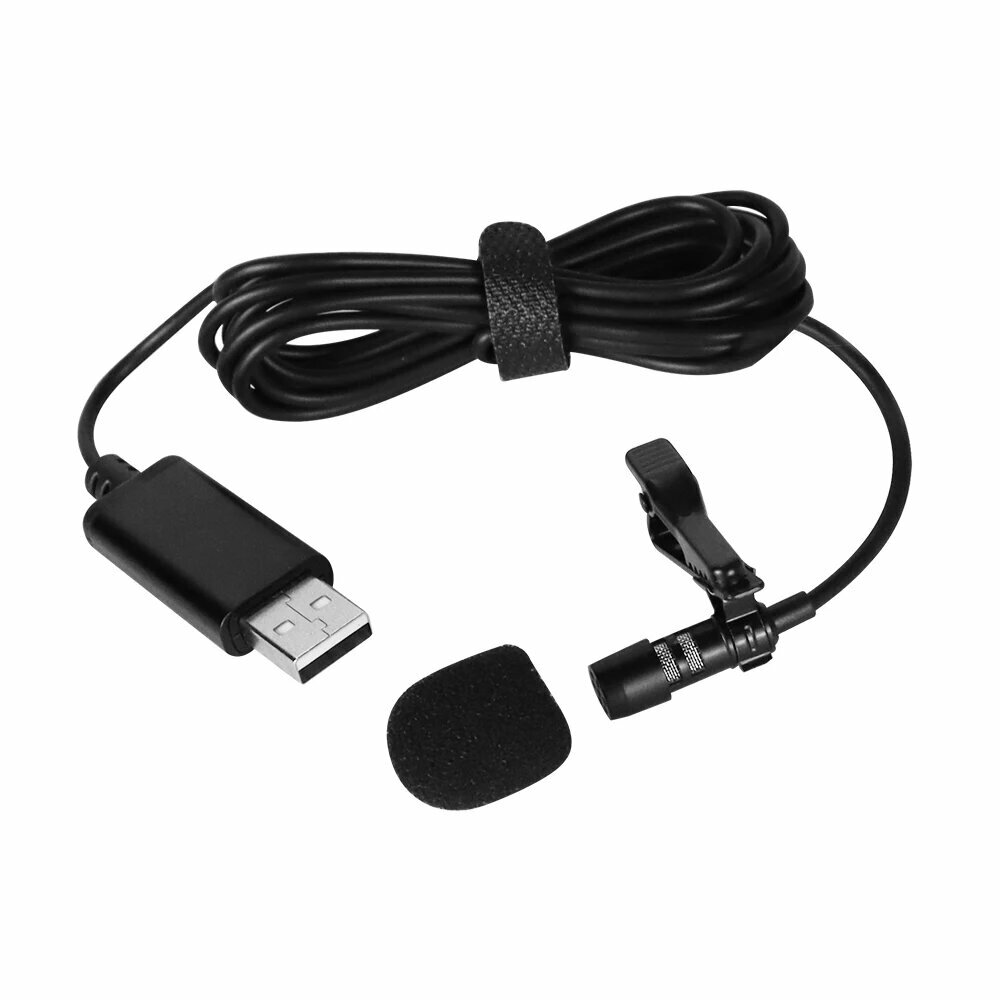 Andoer портативный USB микрофон 2 метра New