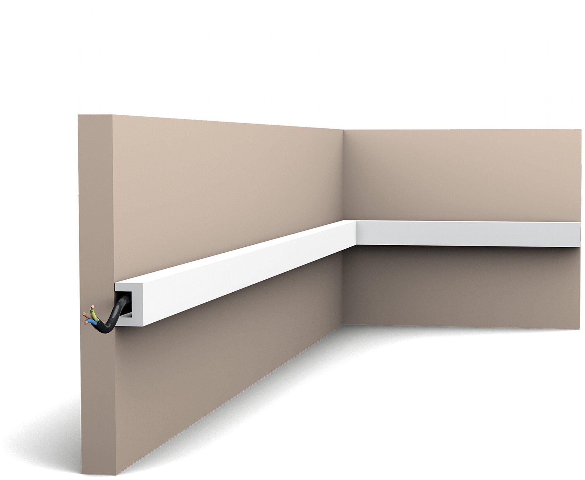 Молдинг Orac Decor арт. CX190 U-PROFILE (д 200 x в 2 x ш 3 см)
